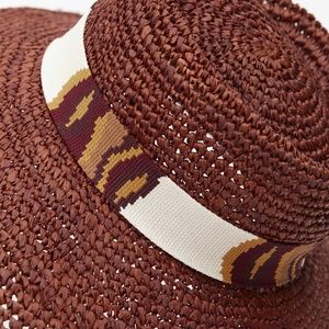 Zara | Accessories | Zara Limited Edition Raffia Hat With Band | Poshmark